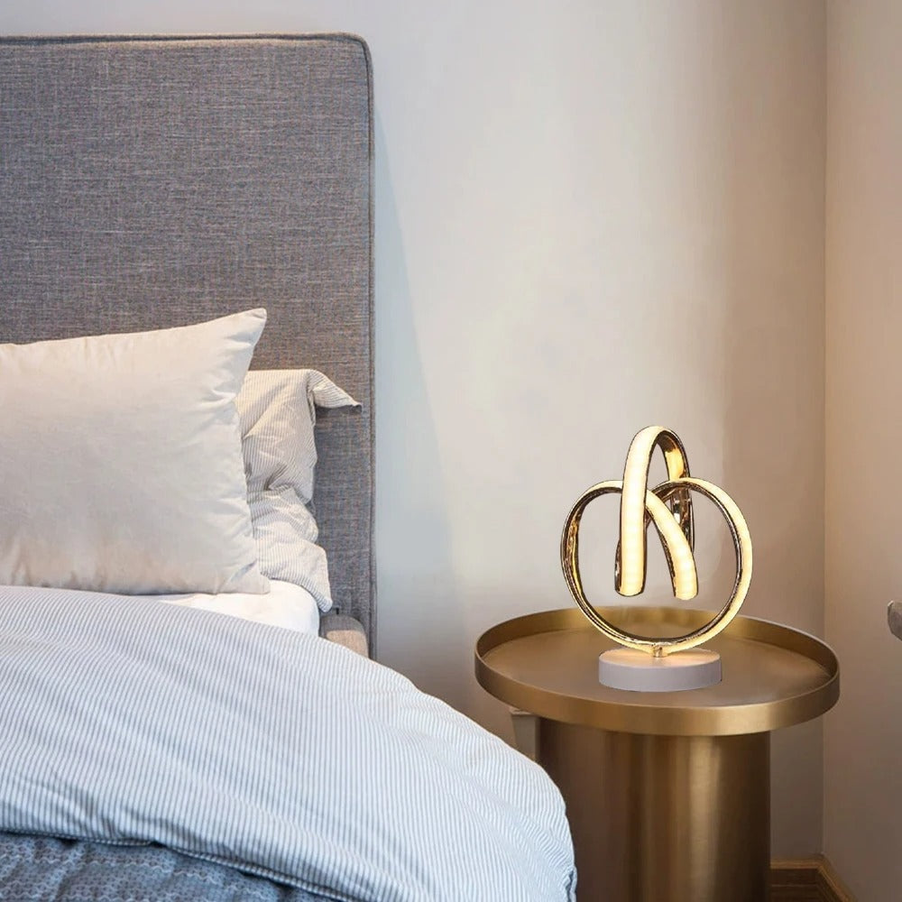 AuraLoop | Stilfuld LED Buet Lampe – Novensa.dk